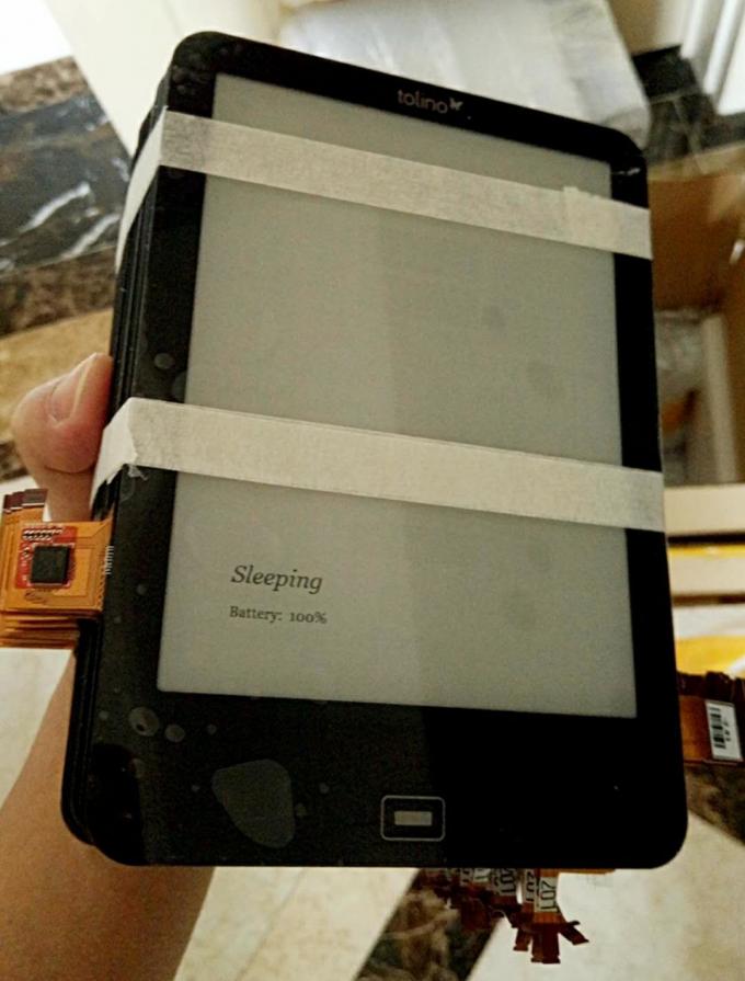 6 Inch E Ink Display Monitor , ED060XH5 E Ink Lcd Display With Touch ...